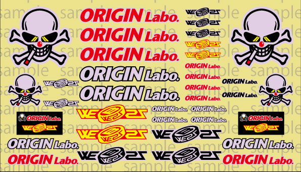 RCボディ用デカールSET【ORIGIN Labo.】 | PANDORA RC｜OFFICIAL WEBSITE