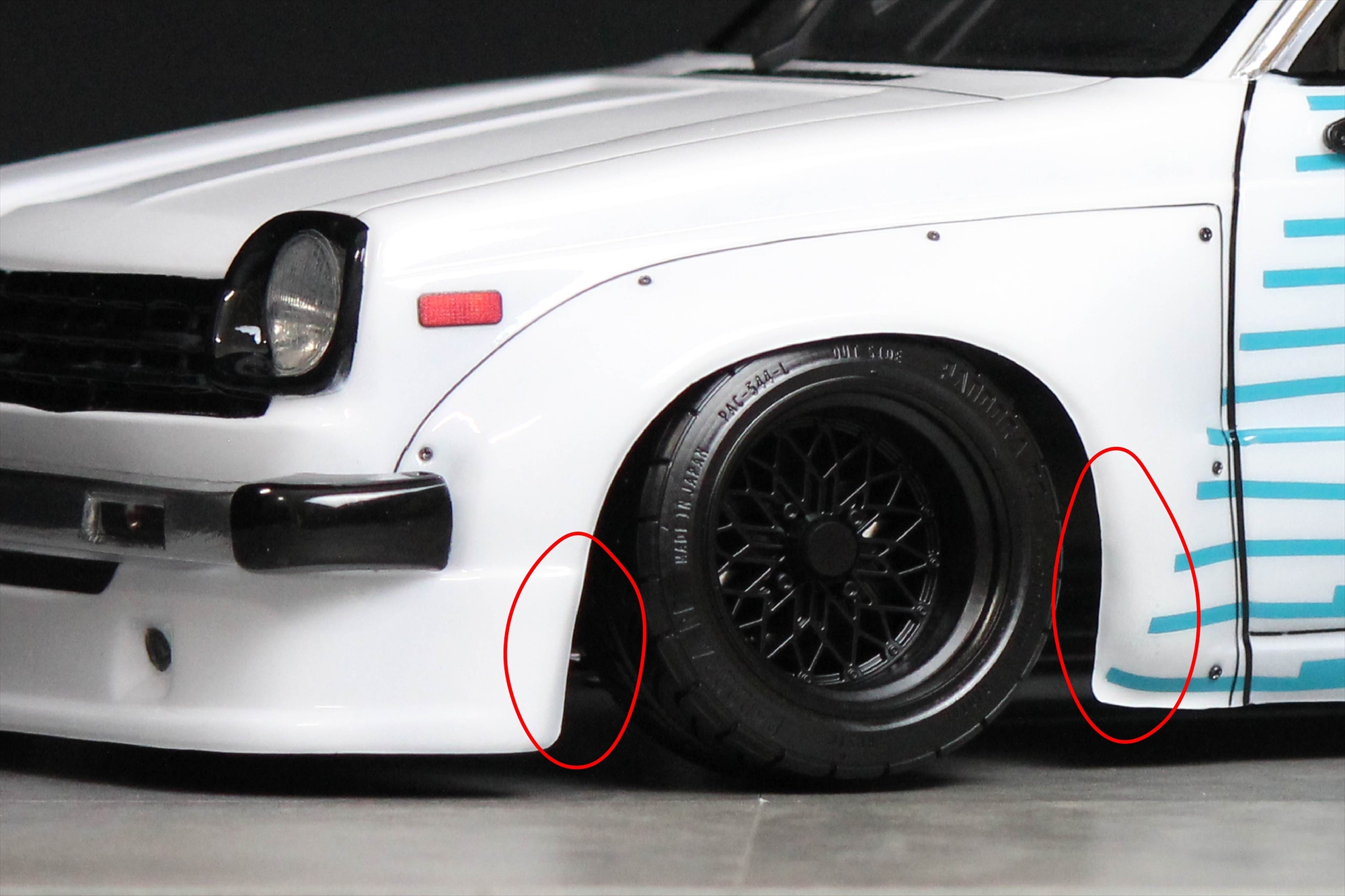 【カットライン解説】Toyota スターレットKP61前期 N2仕様 | PANDORA RC｜OFFICIAL WEBSITE